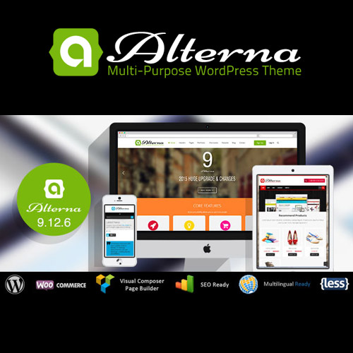 Alterna – Ultra Multi-Purpose WordPress Theme - WP Starter Pack
