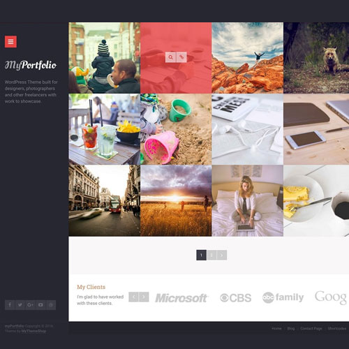 MyThemeShop MyPortfolio WordPress Theme - WP Starter Pack