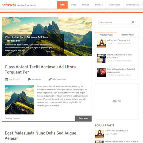 MyThemeShop Softpress WordPress Theme - WP Starter Pack