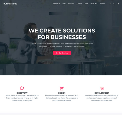 StudioPress Business Pro Genesis WordPress Theme - WP Starter Pack