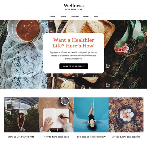 StudioPress Wellness Pro Genesis WordPress Theme - WP Starter Pack