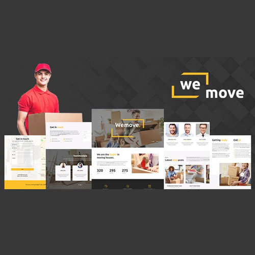 WeMove – Home Moving & Logistic WordPress Theme - WP Starter Pack