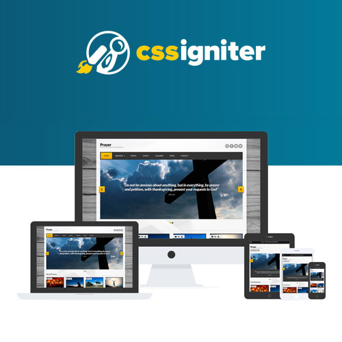 CSS Igniter Prayer WordPress Theme - WP Starter Pack