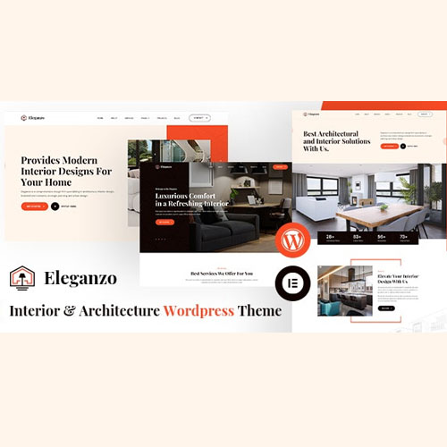 Eleganzo | Interior & Architecture WordPress Theme - WP Starter Pack