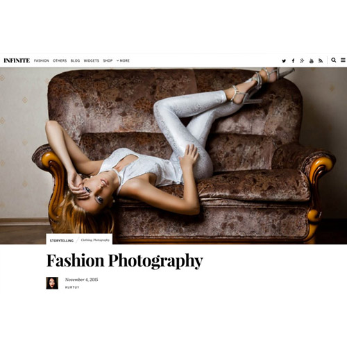 Themify Infinite WordPress Theme - WP Starter Pack