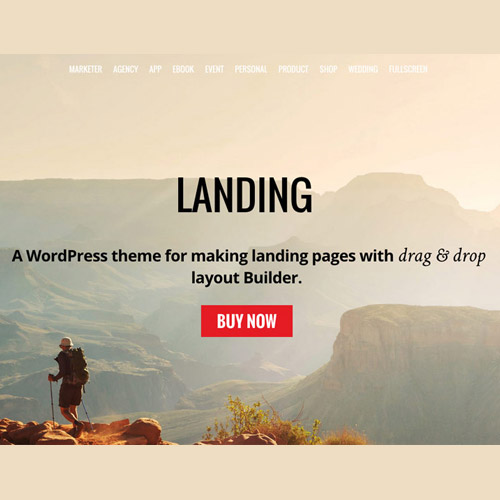 Themify Landing WordPress Theme - WP Starter Pack