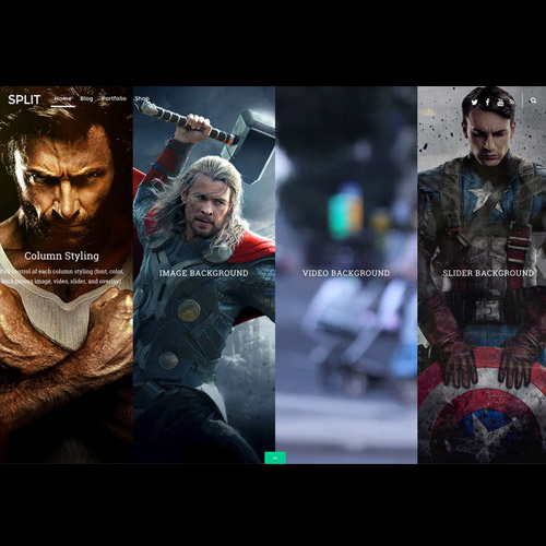 Themify Split WordPress Theme - WP Starter Pack