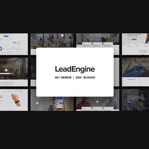 LeadEngine – Multi-Purpose WordPress Theme with Page Builder - WP Starter Pack