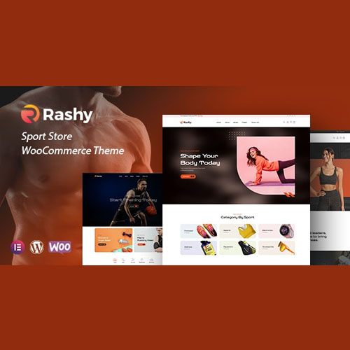 Rashy – Sport Store WooCommerce Theme - WP Starter Pack