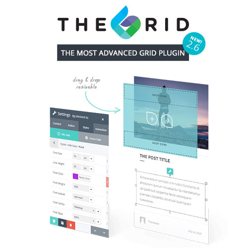 The Grid – Responsive WordPress Grid Plugin - WP Starter Pack