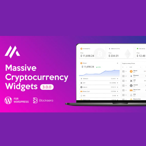 Massive Cryptocurrency Widgets | Crypto Plugin - WP Starter Pack